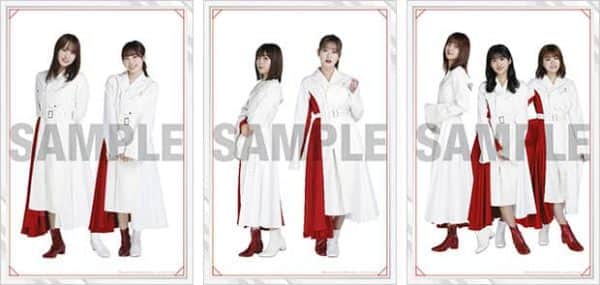 紅白衣装の生写真を放出！櫻坂46 2ndシングル『ban』ローソンhmv特典つき絶賛予約受付中