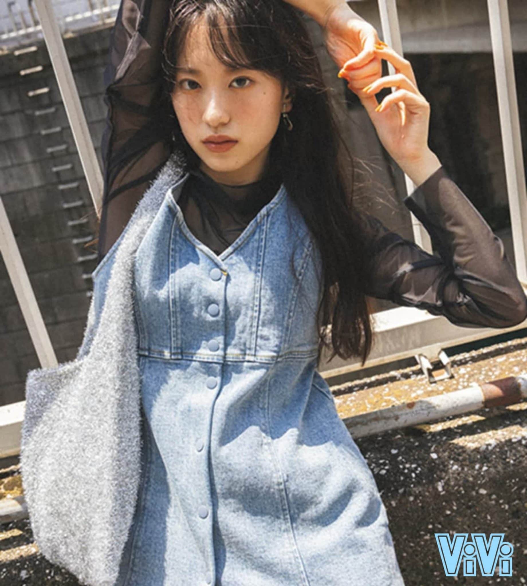 クールでキュート！櫻坂46村井優『ViVi』メディア賞受賞記念撮り下ろし＆インタビューWeb版配信中